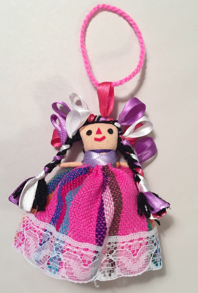 Maria Doll Ornament, S/6 | Mexican Maria Dolls