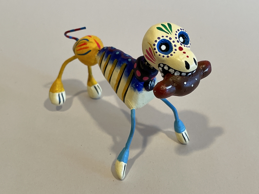 Day of Dead Catrina Dogs, S/3 | Day of the Dead Clay Work