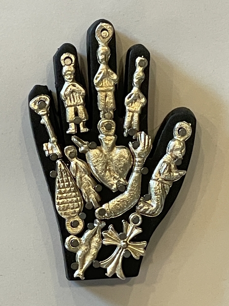 Healing Hand with Milagros, Miniature, Set of 4 | Healing Hands, Assorted