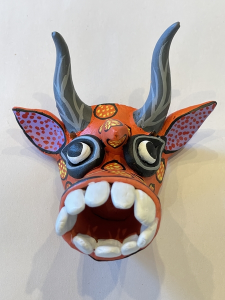 Colorful Clay Ocumicho Masks, Small | Ocumicho: Masks, Devils and more....